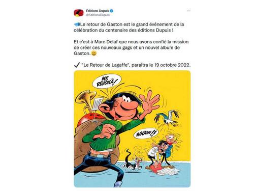 La fille de Franquin demande l'interdiction du « Retour de Lagaffe