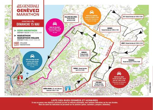 Sur les routes, week-end de marathon dit week-end de restrictions