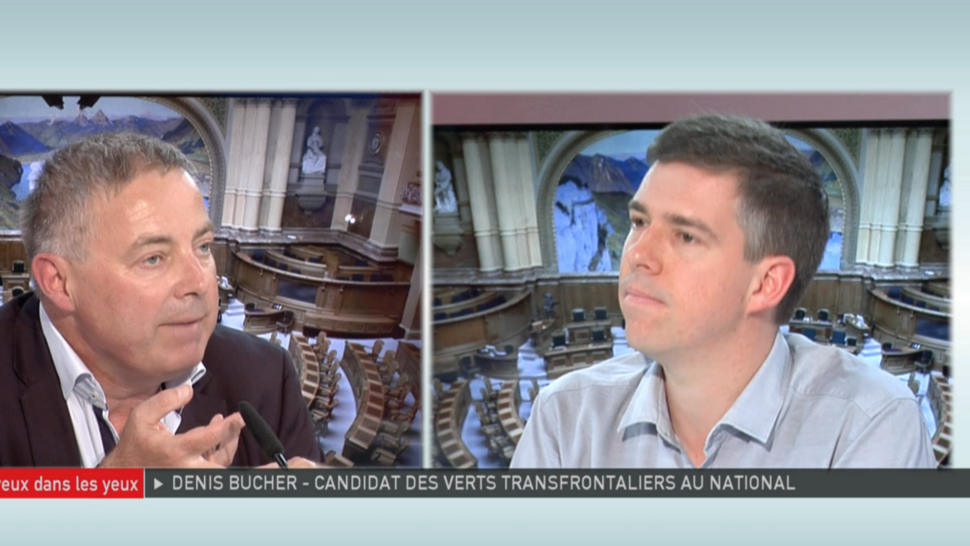 Les yeux dans les yeux